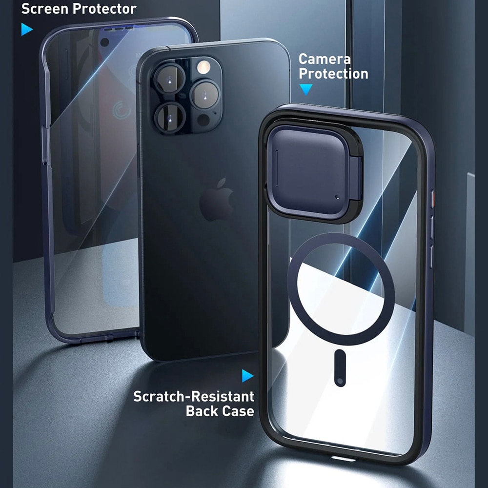 Калъф MagSafe, съвместим с Apple iPhone 15 Pro Max, LensShield ...