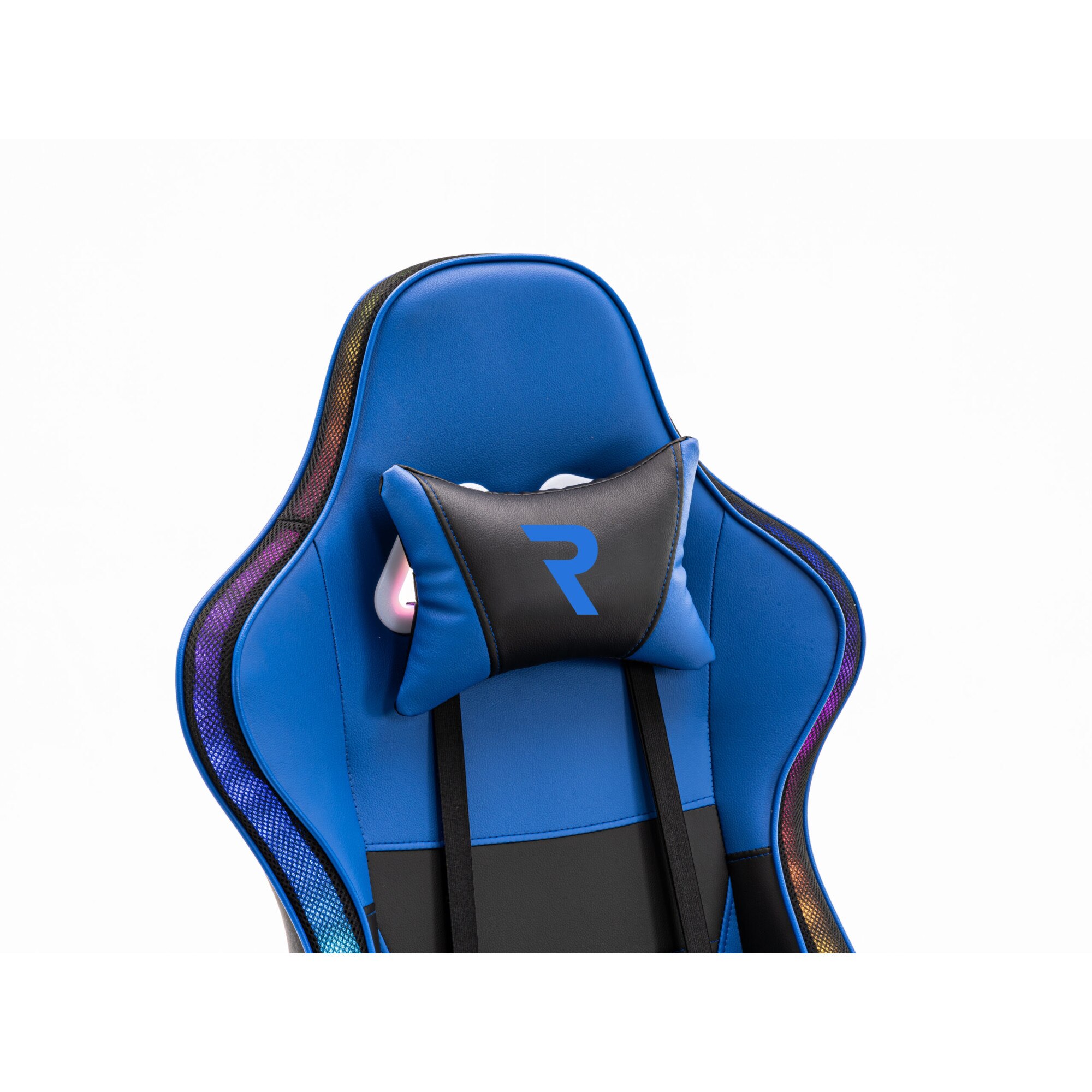 Scaun de gaming, Immersion Chairs, Boc-778, Albastru/Negru - eMAG.ro