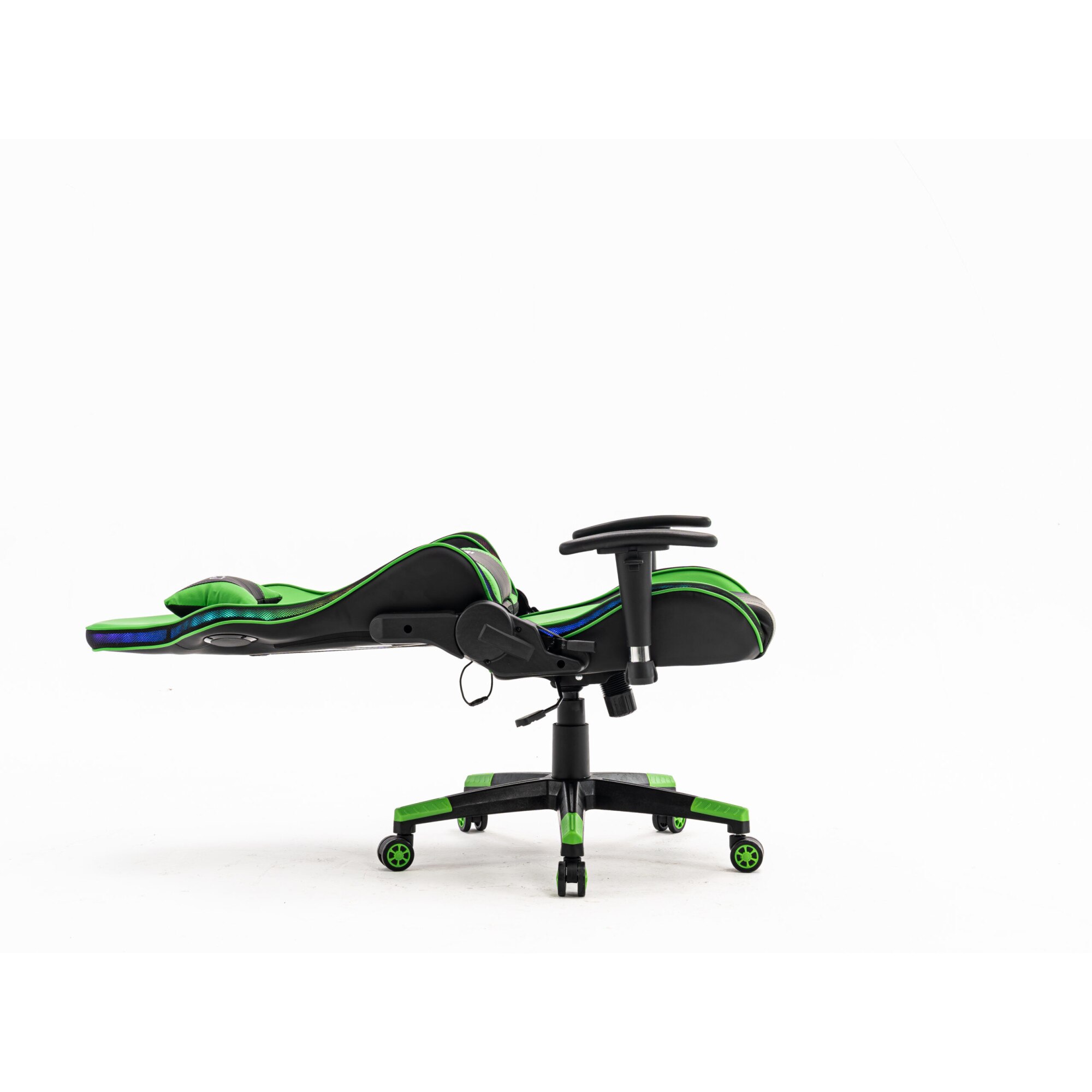 Scaun de gaming, Immersion Chairs, Boc-778, Verde/Negru - eMAG.ro