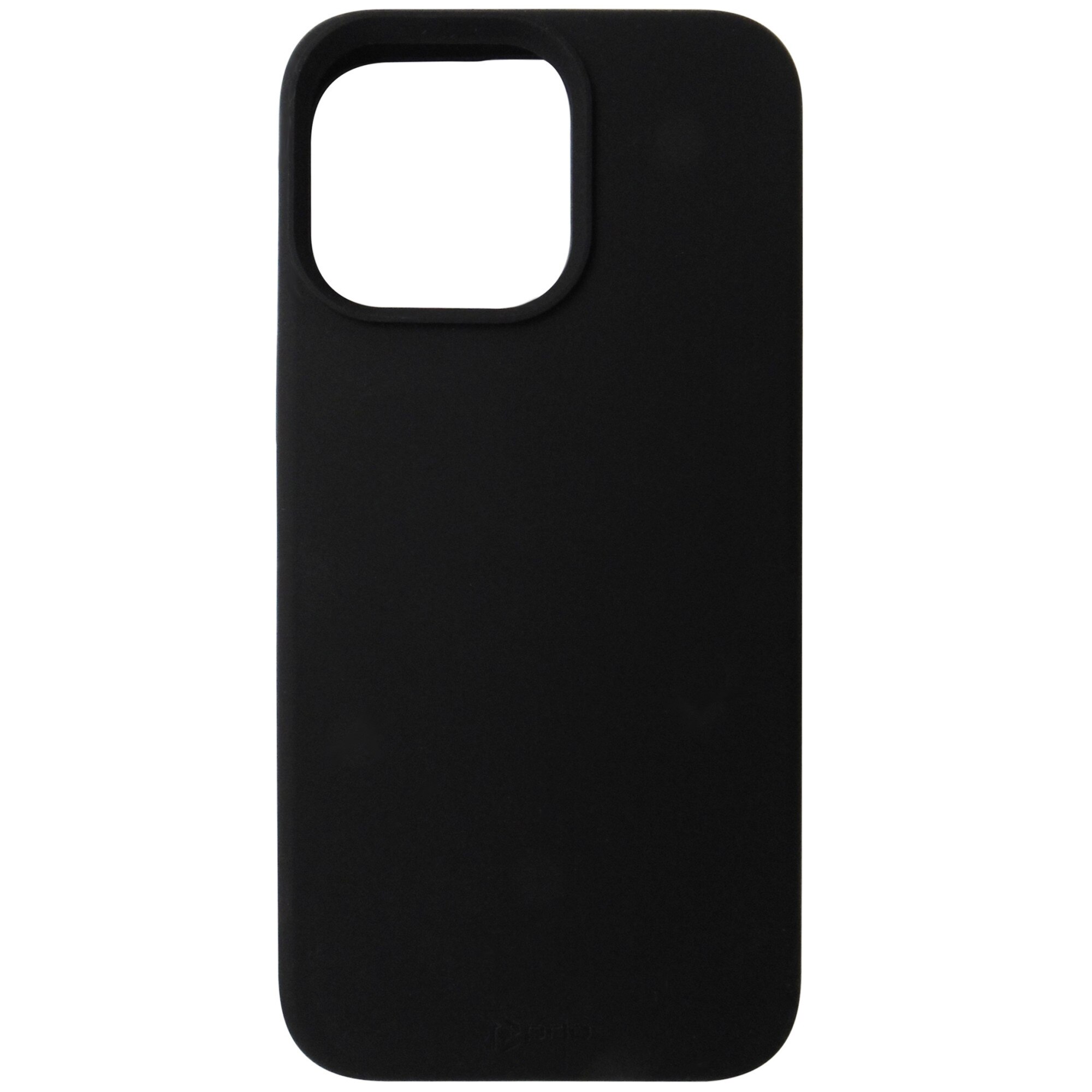 Husa tip capac spate Prio neagra, plastic si silicon, pentru Apple ...