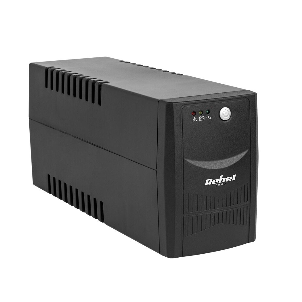 UPS 600 VA/360 W akkumulátorral, szintetizált szinuszhullám, 2 db ...