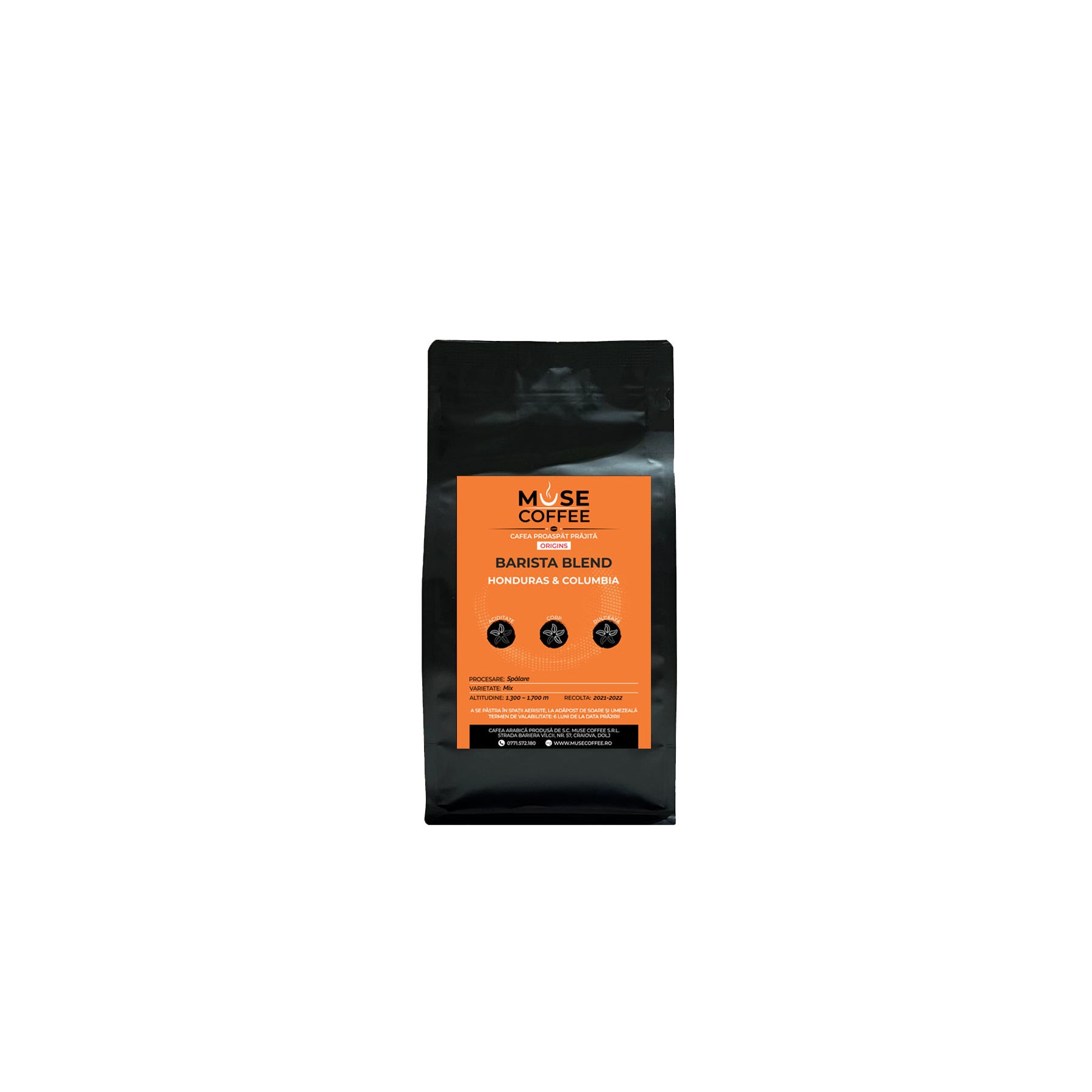 Frissen pörkölt különleges kávé Muse Coffee, bio Barista Blend, bab ...