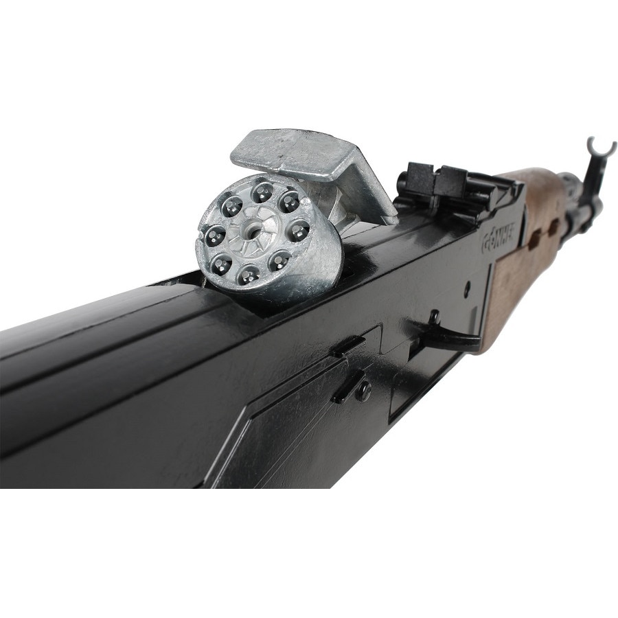 Pusca militara de jucarie, Gonher, Metal/Plastic, Cu capse, 3 ani+ ...