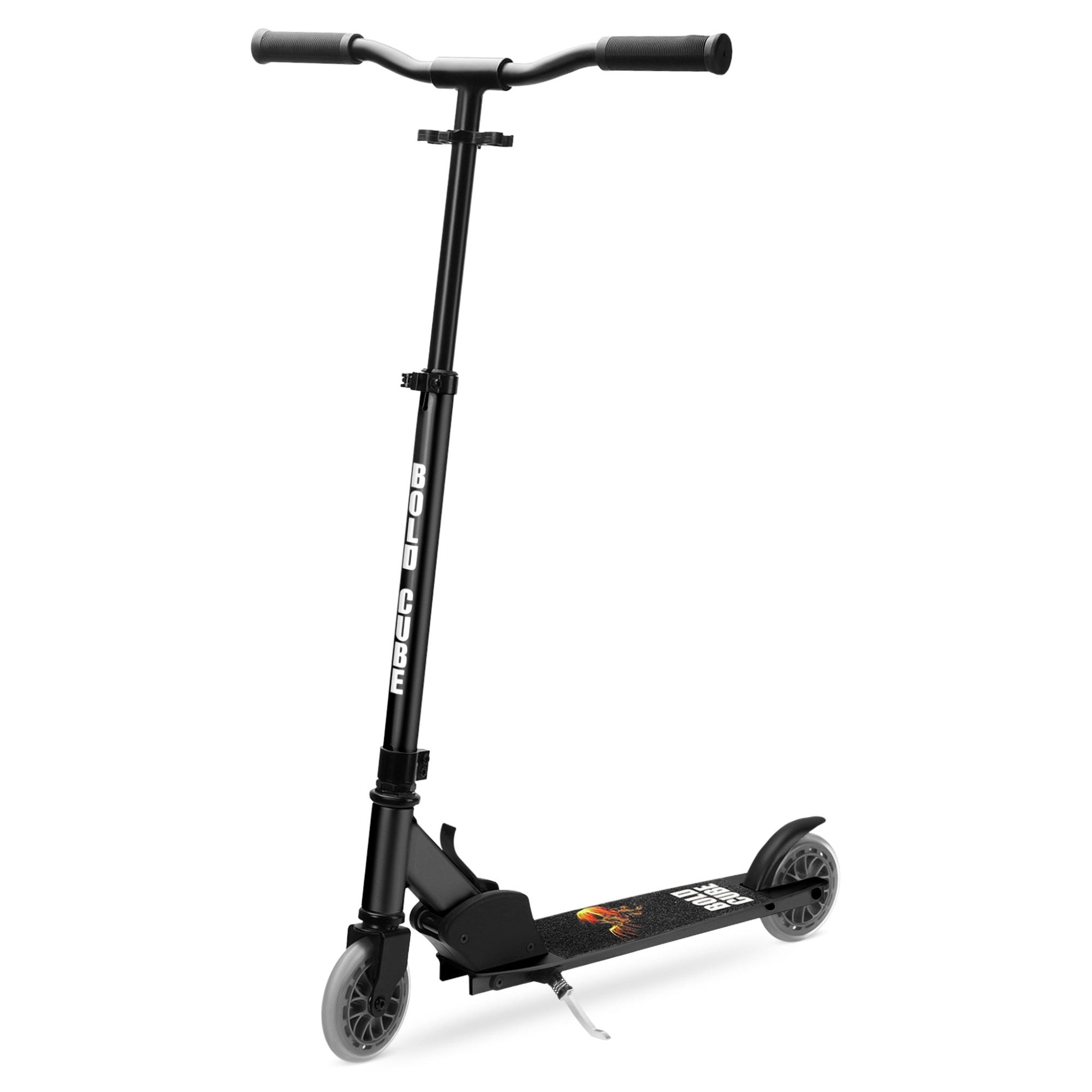 Trotineta cu 2 roti pliabila - Scooter Deluxe Black - eMAG.ro