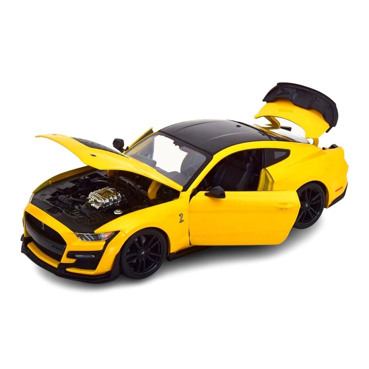 Masina Ford Mustang, Maisto, Metal\Plastic, Galben\Negru - eMAG.ro