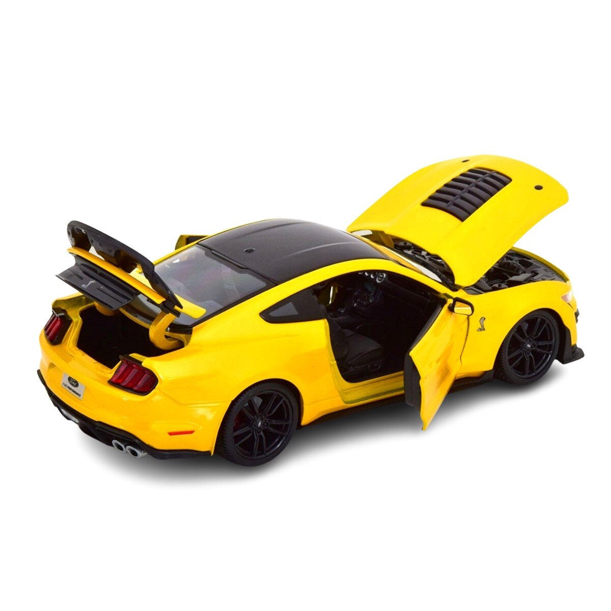 Masina Ford Mustang, Maisto, Metal\Plastic, Galben\Negru - eMAG.ro