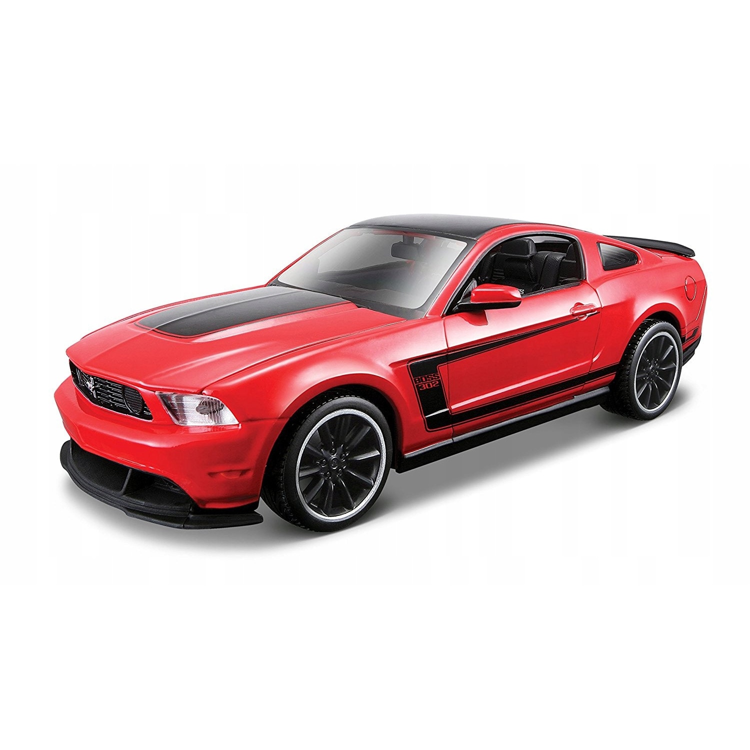 Masina Ford Mustang, Maisto, Metal\Plastic, Rosu/Negru - eMAG.ro