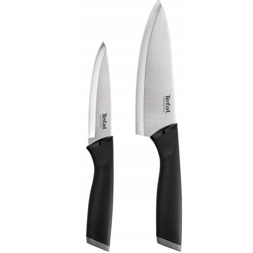 Комплект ножове за плодове и готварски ножове, Tefal, Неръждаема ...