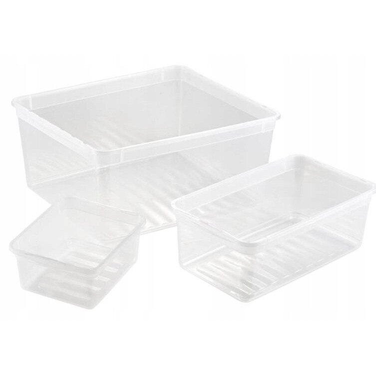 Set recipiente, Keeper, Plastic, Transparent - eMAG.ro
