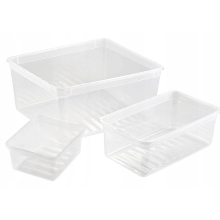 Set recipiente, Keeper, Plastic, Transparent - eMAG.ro