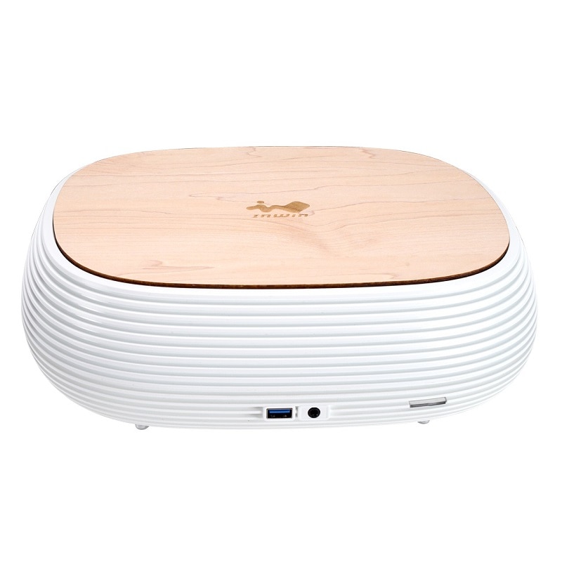 Mini PC InWin B1 Wood Pro, Ryzen 7 7700, 64 GB DDR5, 1 TB SSD Pro NVMe ...