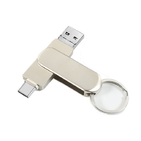 Stick memorie USB 3 in 1 de 64 Gb, GIDA-CRIS GC195, compatibil cu ...