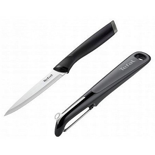 Set cutit si curatator legume, Tefal, Inox, 2 bucati - eMAG.ro
