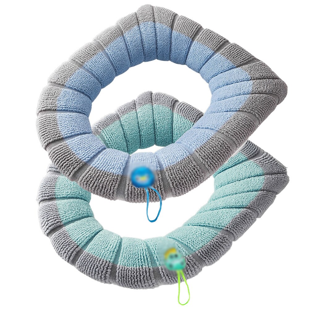 Set de 2 huse colac WC, Fibra, Multicolor - eMAG.ro