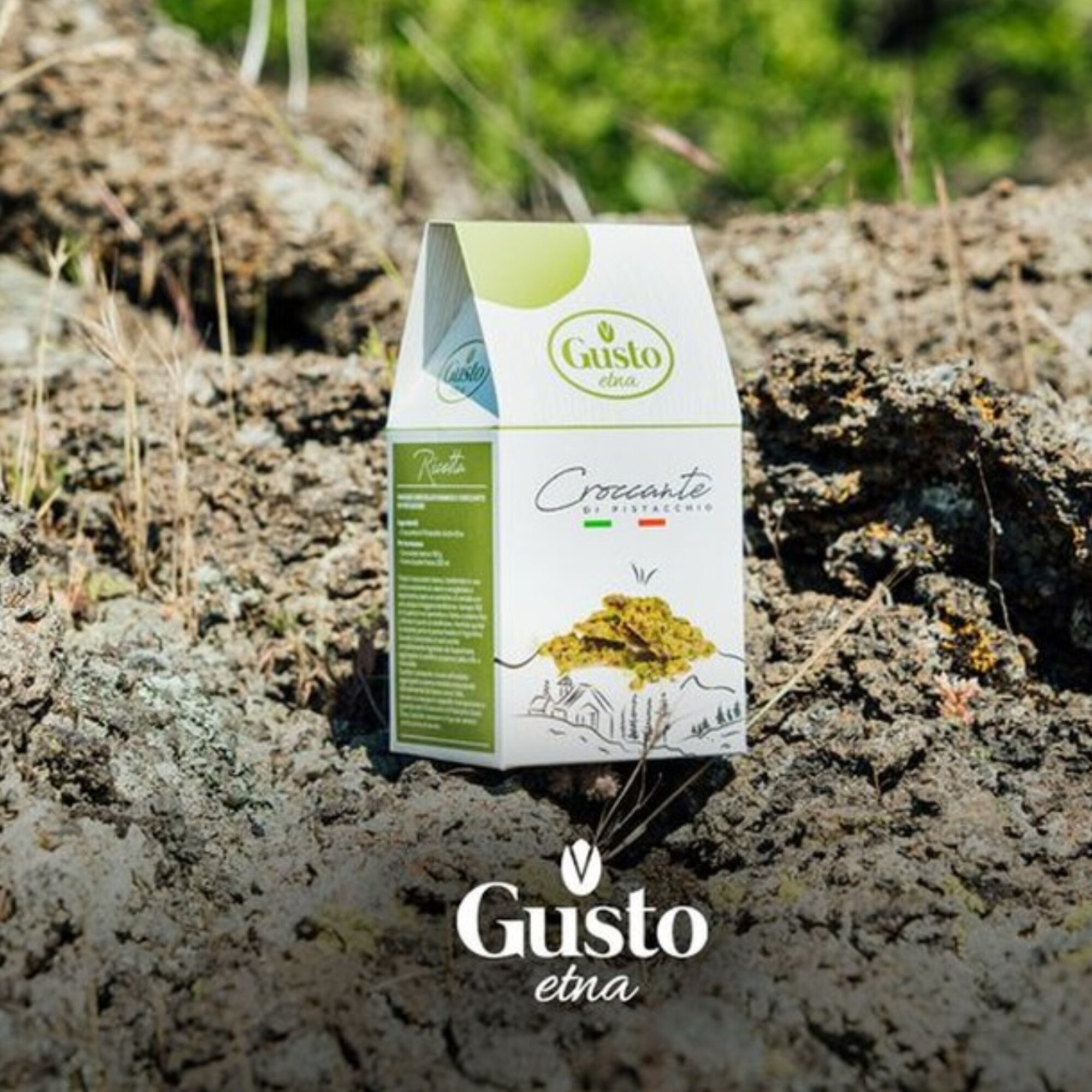 Crocant cu fistic de Bronte, Gusto Etna, 120 g - eMAG.ro