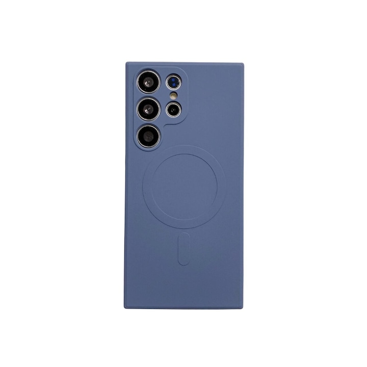 Кейс за Samsung S24 Plus със силиконов магнит Cellect Blue Emag Bg