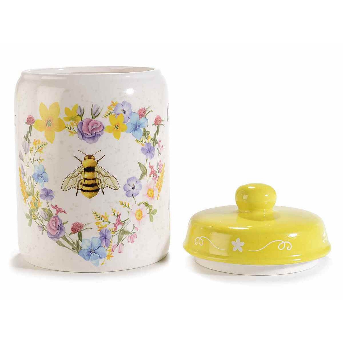 Комплект от 2 керамични декоративни буркана Albinute 11,5x19 см, 8,5x14 ...