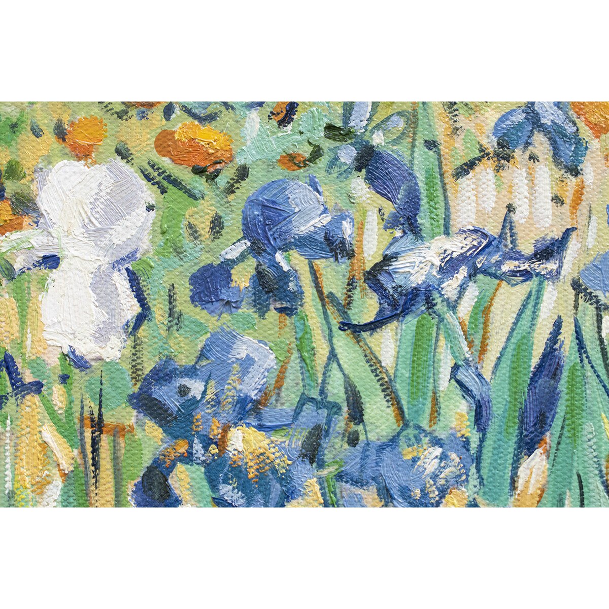 Tablou celebru inramat living, hol, dormitor pictat manual, Irisi la ...