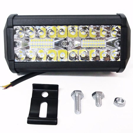 Proiector LED Auto cu 40 LED-uri, Offroad, 120W, 12V-24V, 8000 Lumeni ...