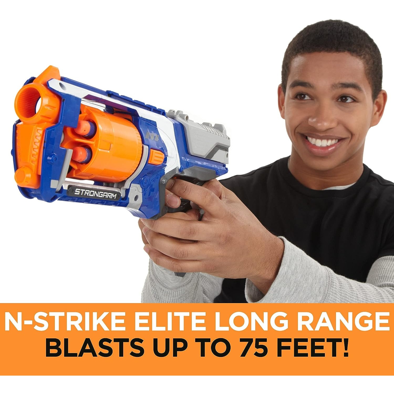 Nerf N Strike Elite Strongarm Blaster Gun - eMAG.hu