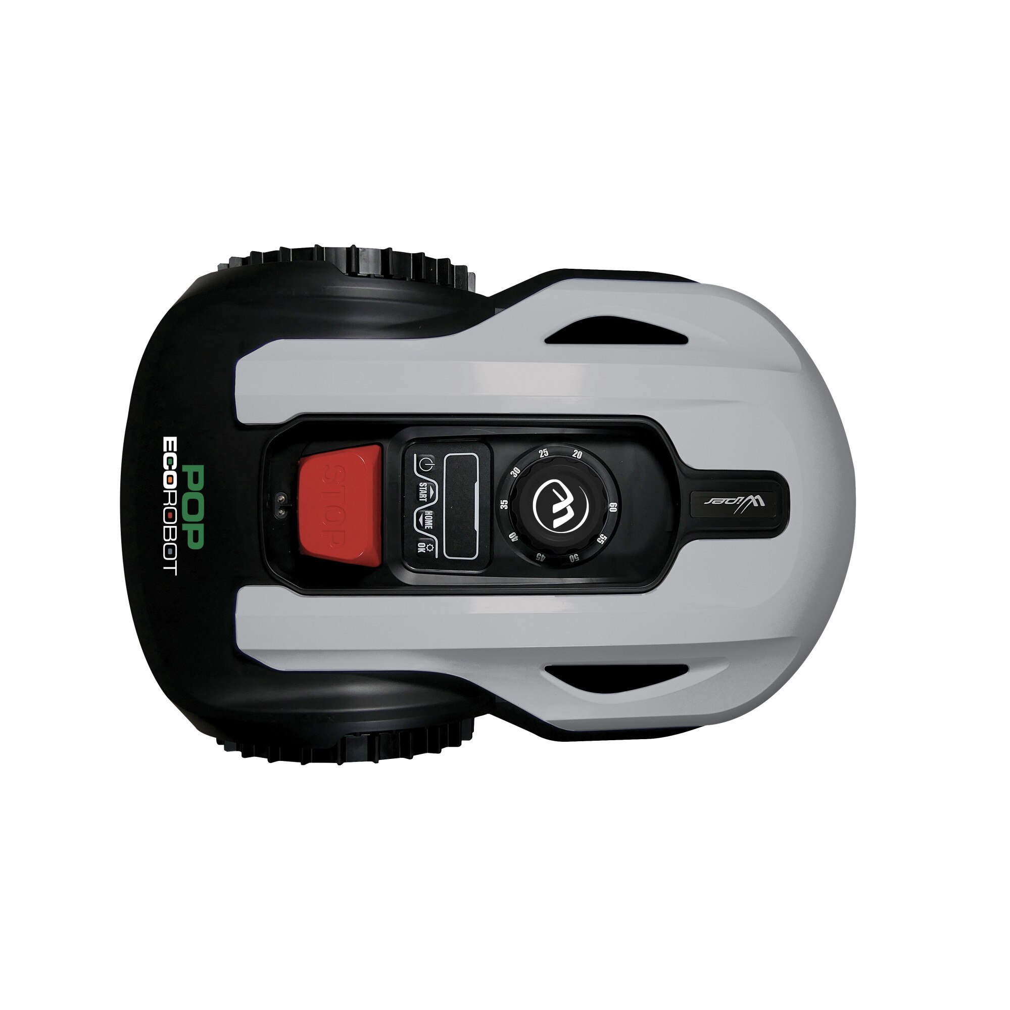Robot de tuns gazon, Wiper POP5S, cu fir perimetral, control Bluetooth ...