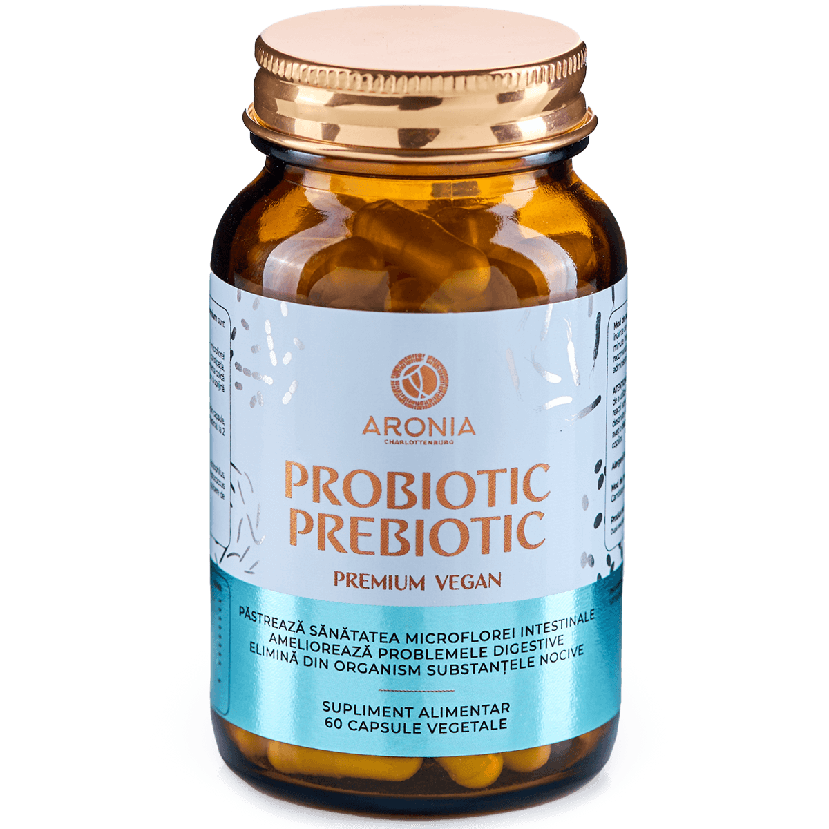 Premium Probiotic – Prebiotic Vegan – 60 capsule - eMAG.ro