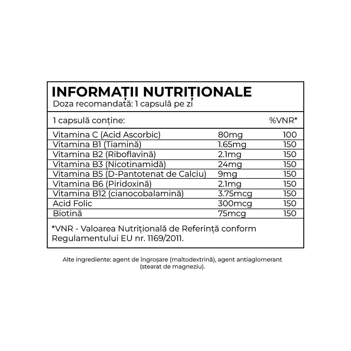 B Complex+, 30 capsule, biome - eMAG.ro