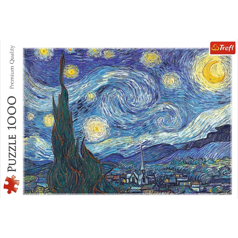 Puzzle carton 1000 piese TREFL 10560 Van Gogh, Noapte Instelata - eMAG.ro