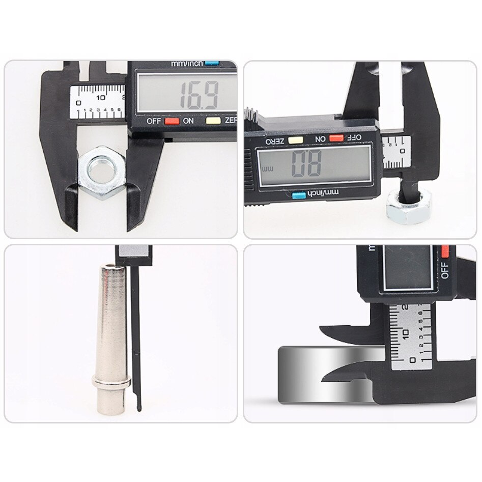 Subler electronic, Plastic, Afisaj digital, 150 mm - eMAG.ro