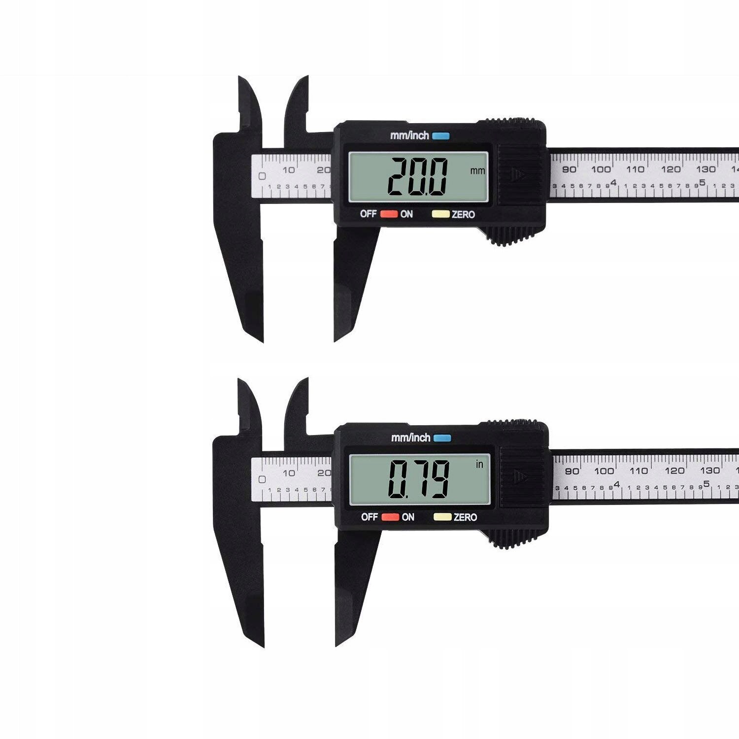 Subler electronic, Plastic, Afisaj digital, 150 mm - eMAG.ro