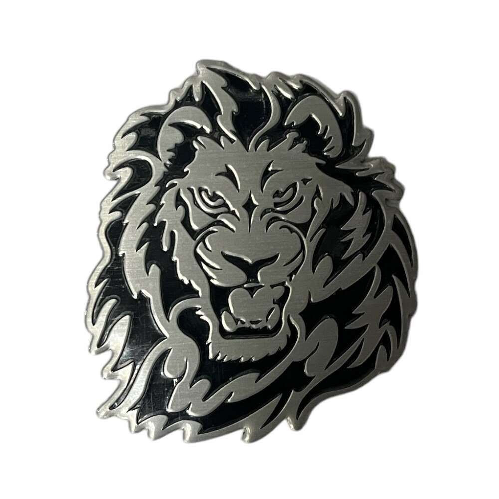 Emblema auto reliefata 3d, 6 x 7 cm, lion - eMAG.ro