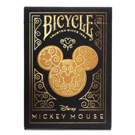 Carti de Joc Bicycle Disney Mickey Mouse Black and Gold - eMAG.ro