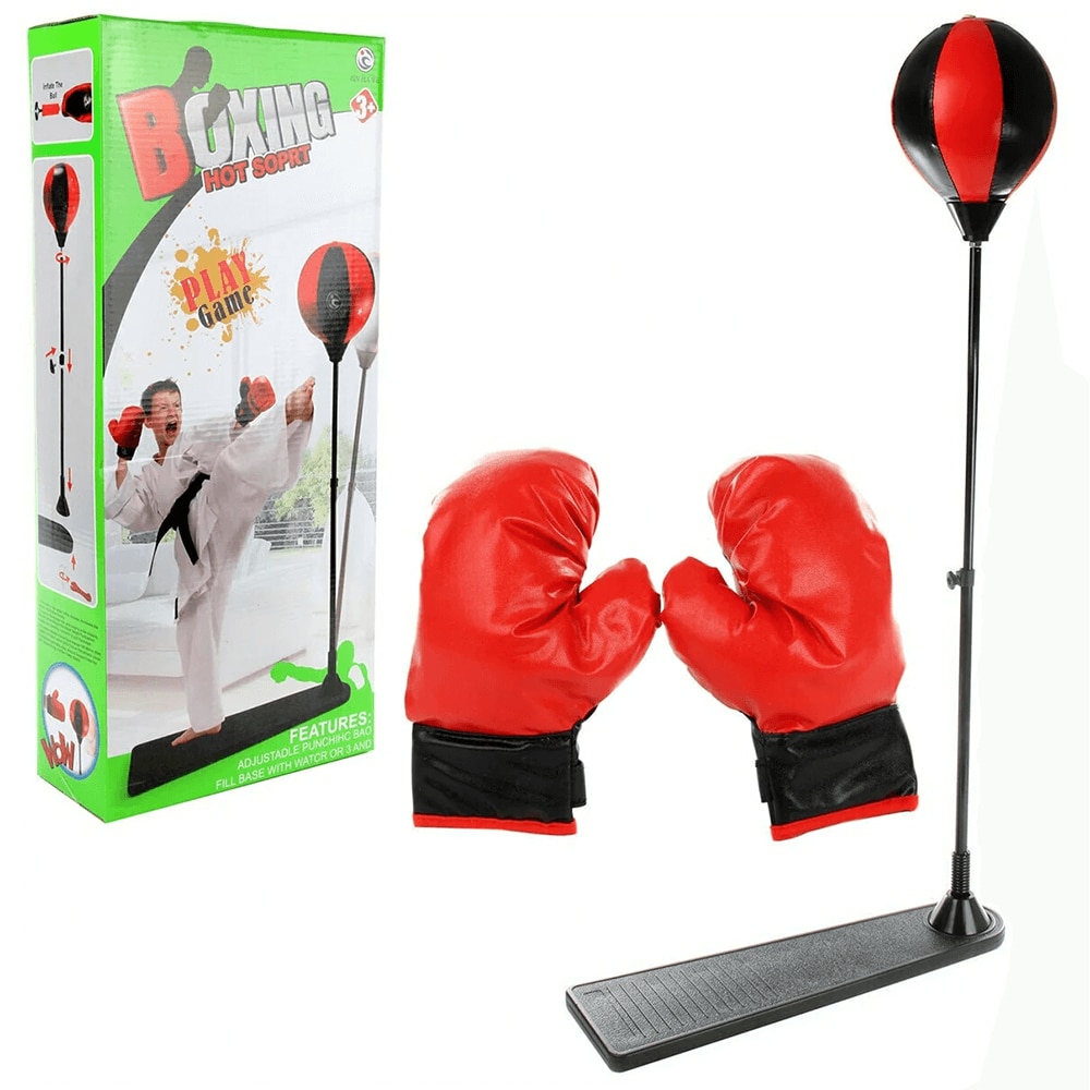 Детска боксова круша, На стойка, С ръкавици, Boxing - eMAG.bg