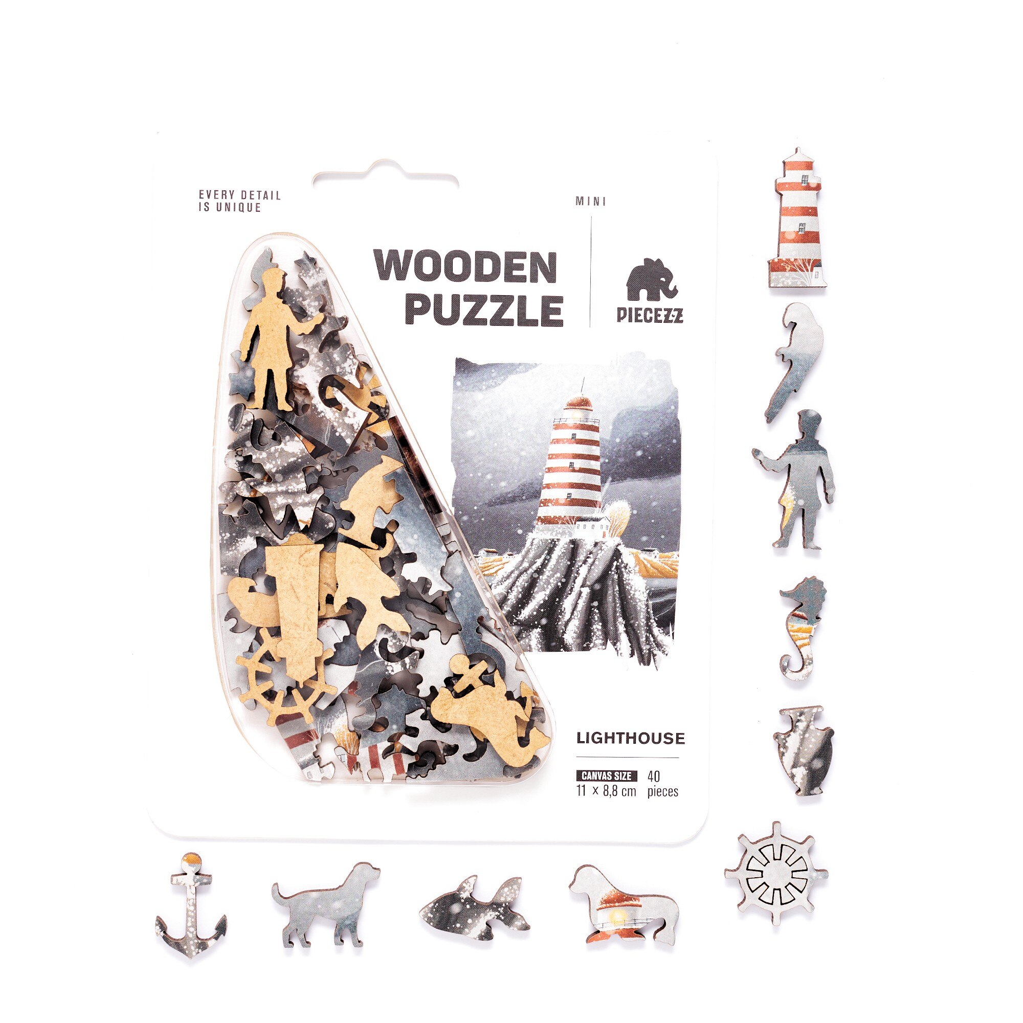 Fa Puzzle Felnőtteknek Piecezz, Lighthouse, 40 darab - eMAG.hu