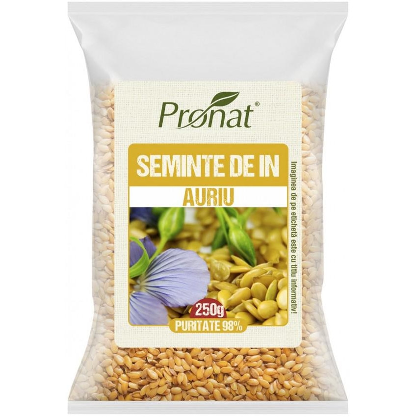 Seminte de In Auriu 250 grame Pronat - eMAG.ro