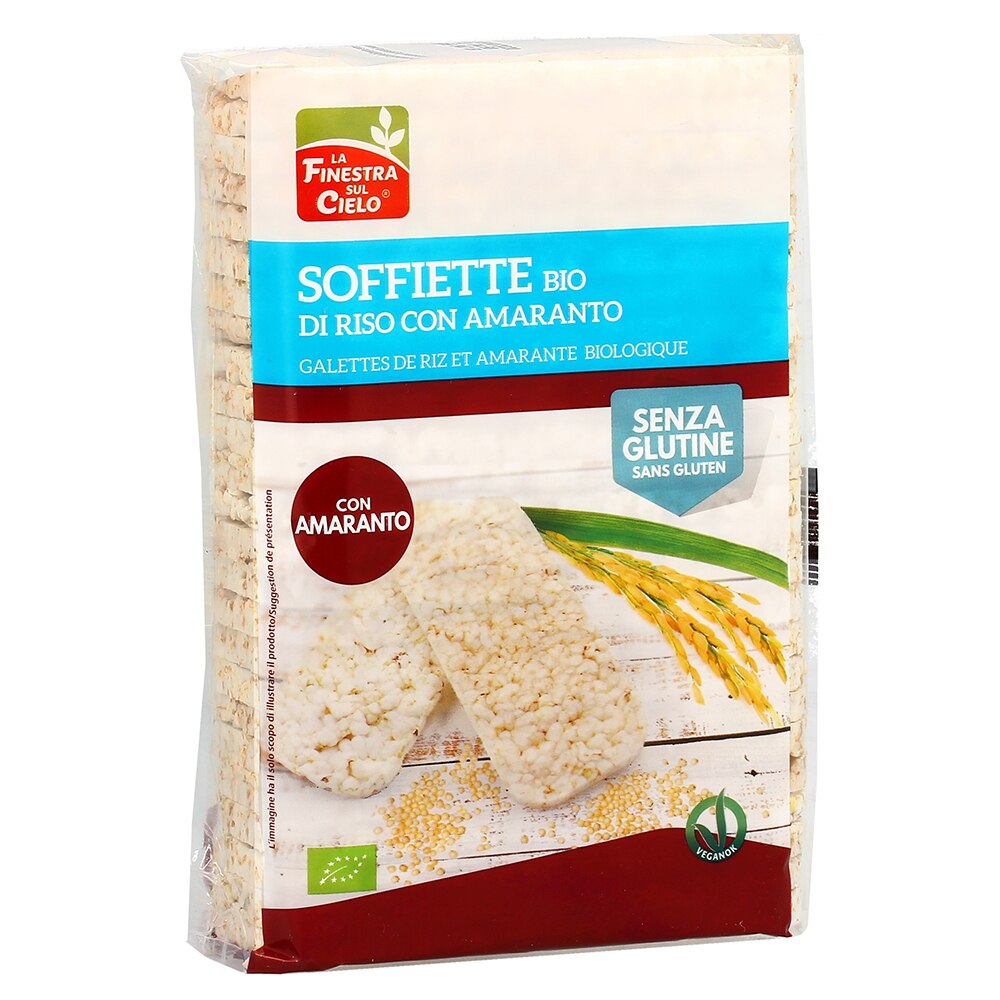 Rondele (galete) orez expandat cu amarant, fara gluten, Finestra Sul ...