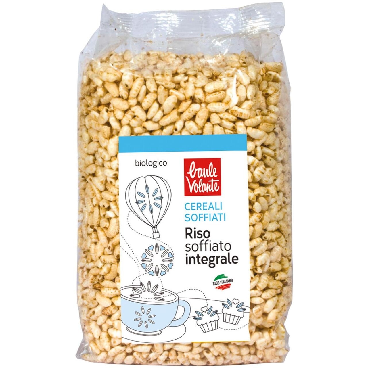 Orez integral bio expandat, Baule Volante 125g - eMAG.ro