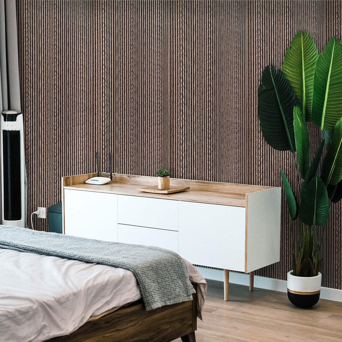 Set 2 panouri decorative, riflaj, polimer rigid, Naimeed D5467 ...