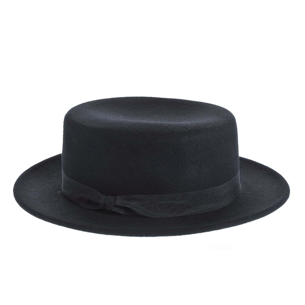 Palarie din lana cu panglica neagra, Meli Melo Paris - eMAG.ro