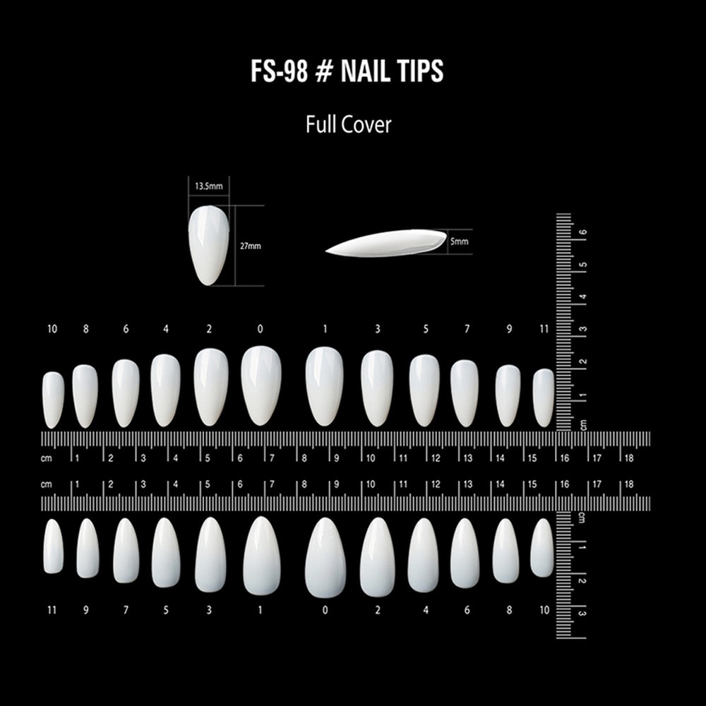Tipsuri unghii false Lila Rossa, 120 buc, 12 marimi, Natur, KG116 - eMAG.ro