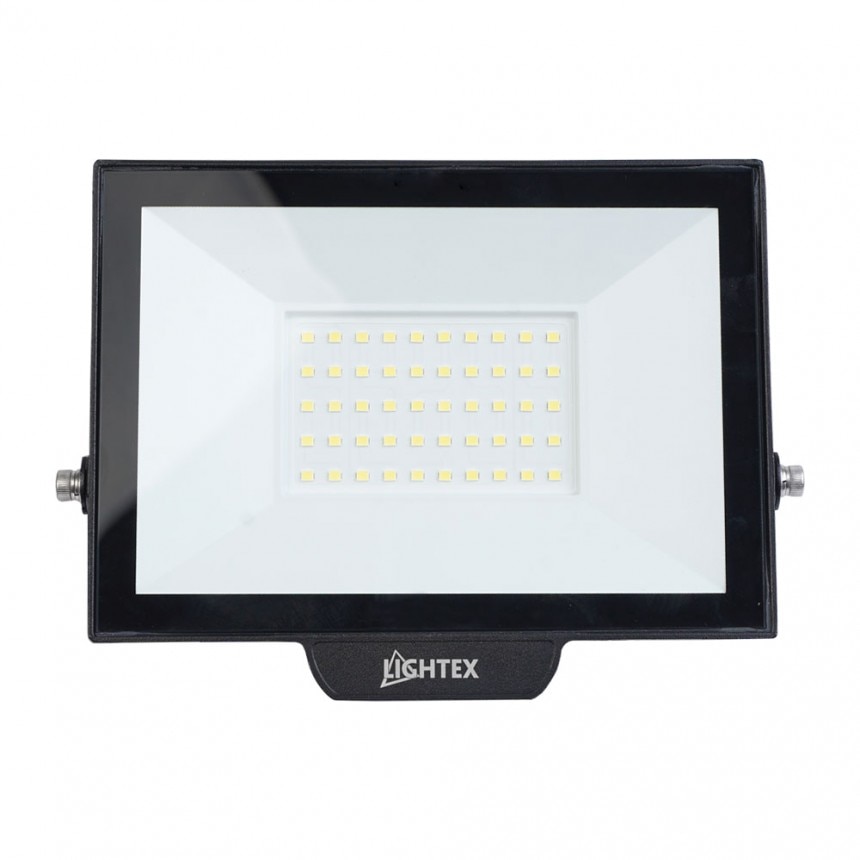 Proiector LED, Lightex, 50W, 6500K, 4500lm, 220V, IP65, Negru - eMAG.ro