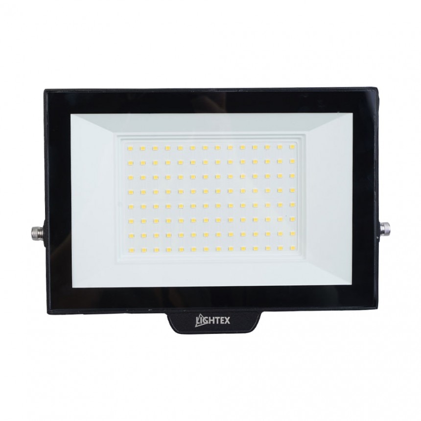 Proiector LED, Lightex, 100W, 6500K, 9000lm, 220V, IP65, Negru - eMAG.ro