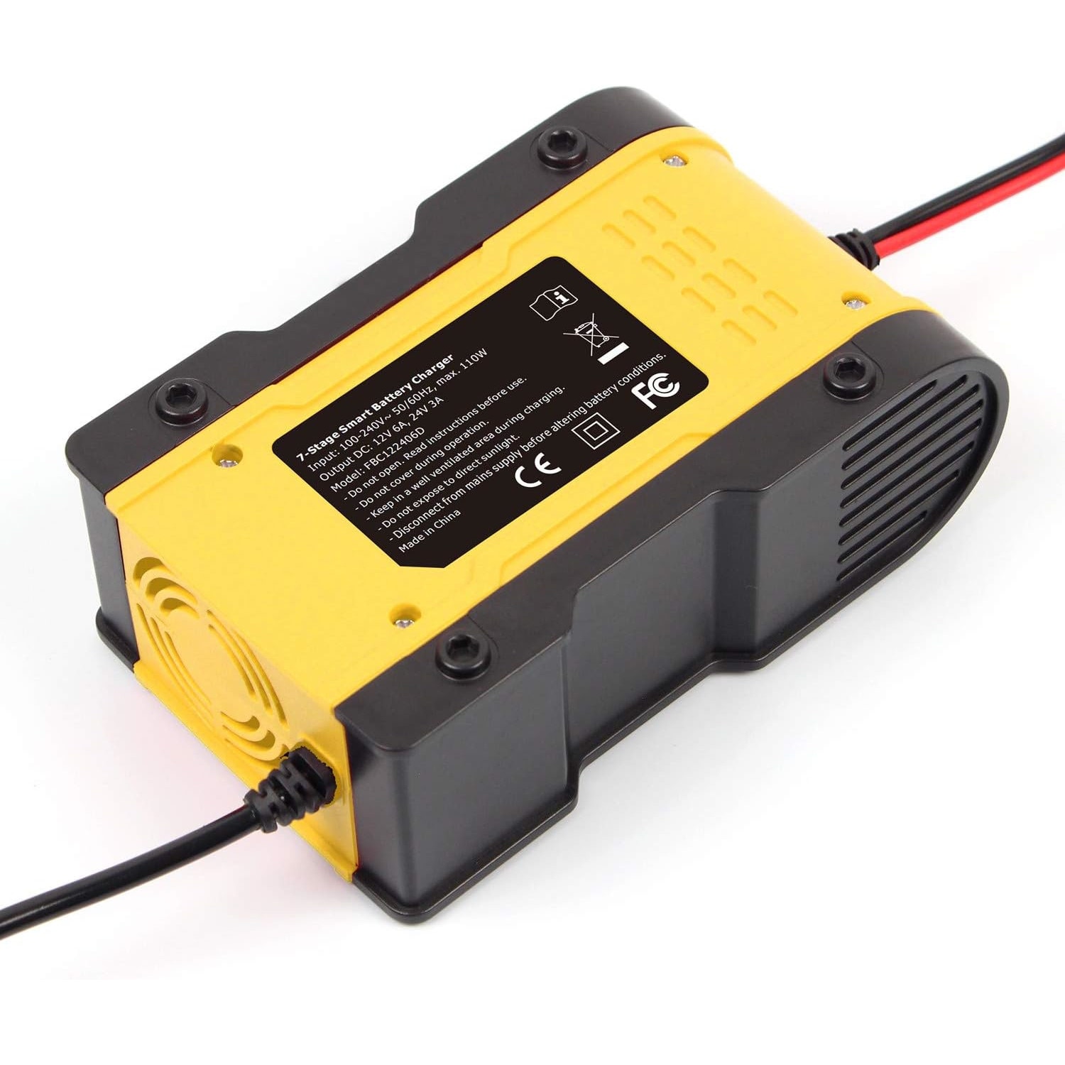 Redresor auto digital, MOSMAOO®, 12V/6A, 24V/3A, Cu display, Inteligent ...