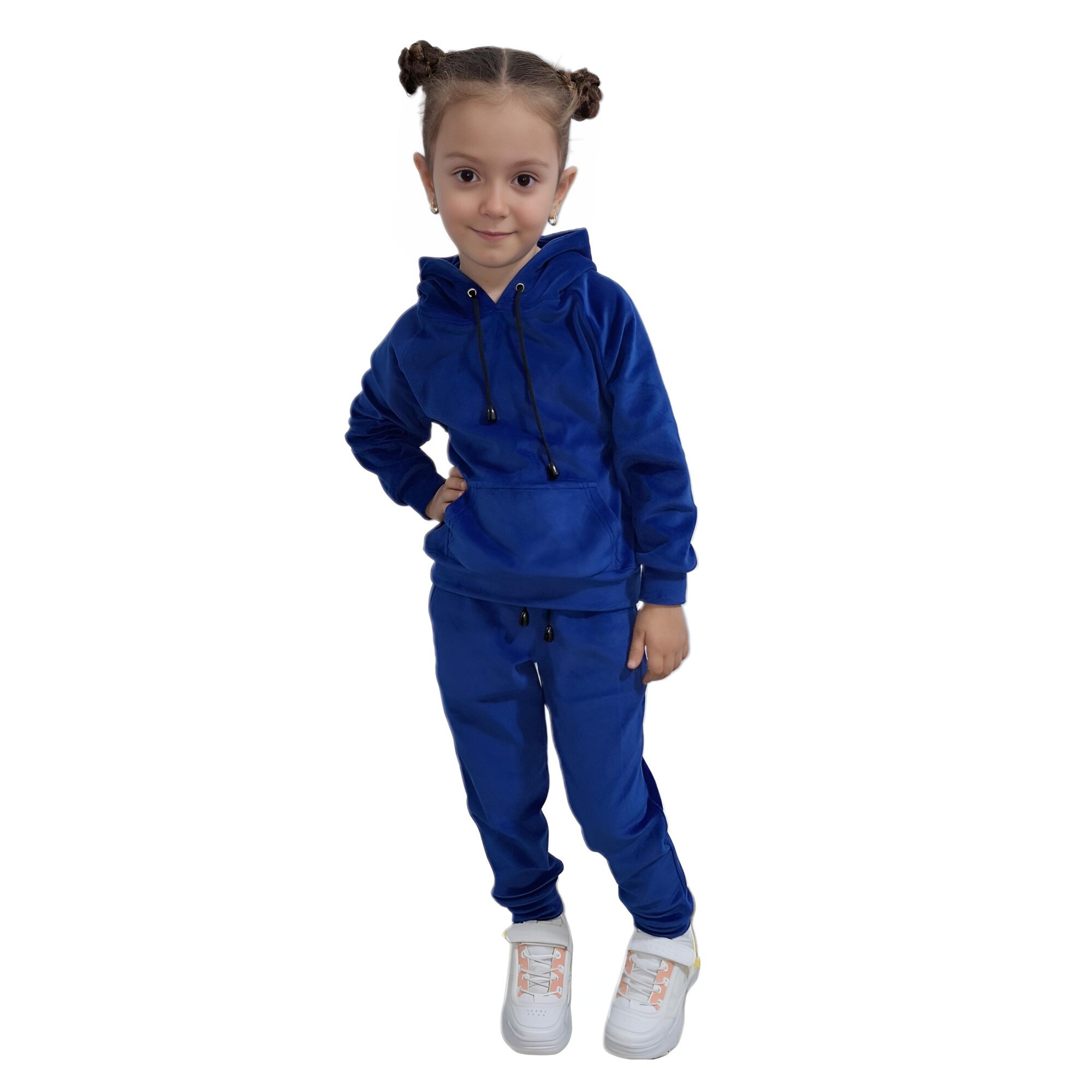 Trening Copii, Catifea, Unisex, Albastru, 2 Ani - eMAG.ro