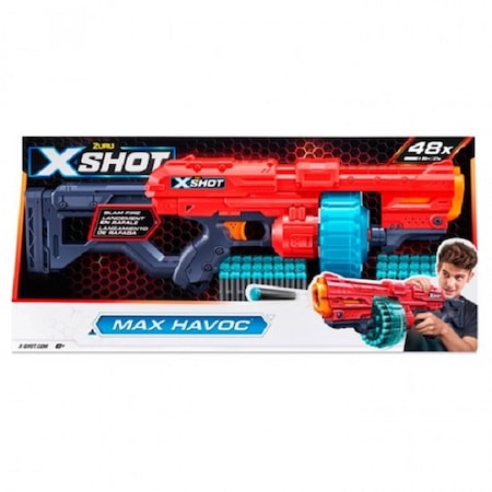 Arma de jucarie X−Shot Excel Max Havoc, 48 cartuse - eMAG.ro