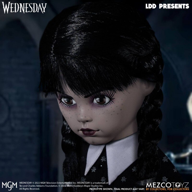 Figurina Papusa Wednesday Living Dead Dolls, 25 cm - eMAG.ro