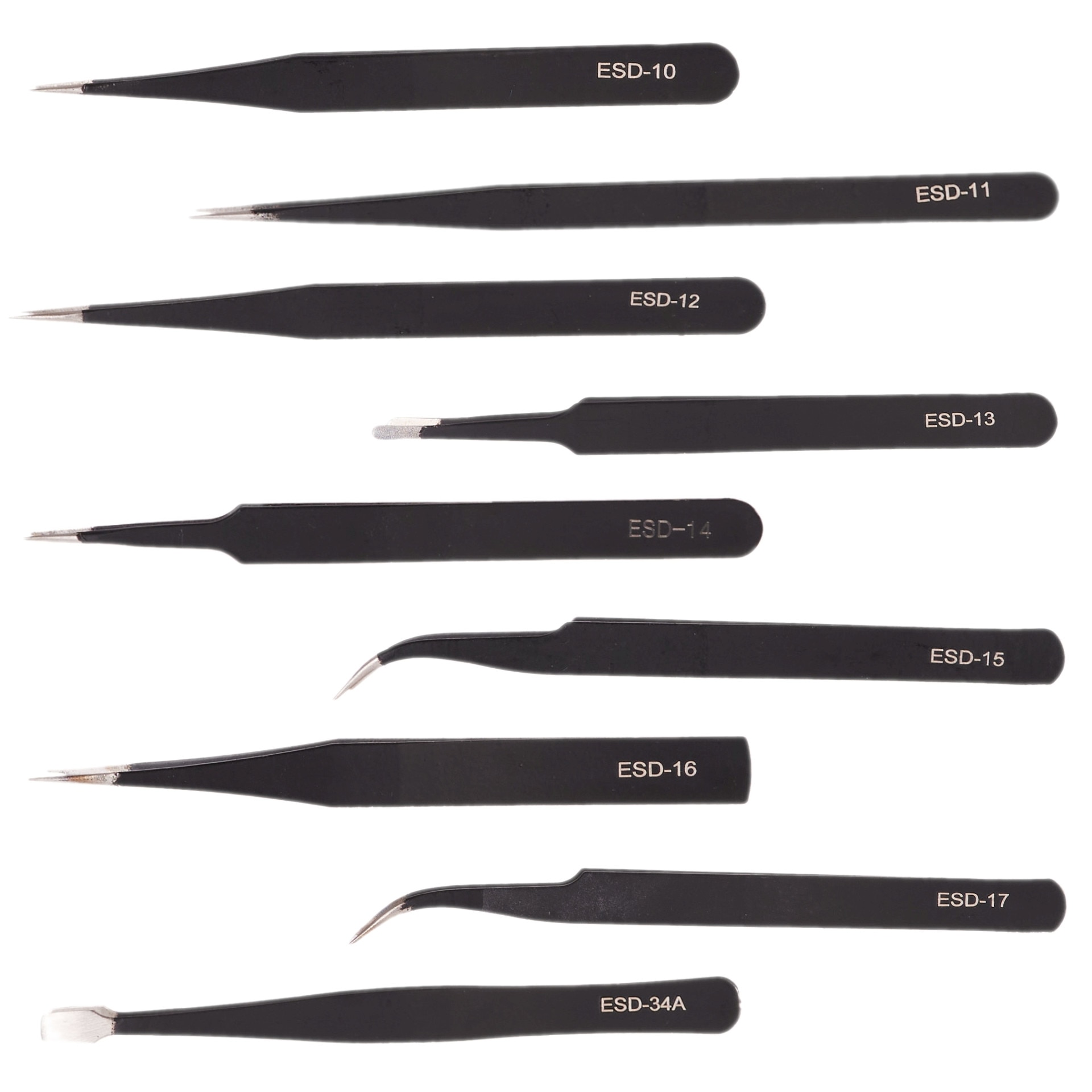 Set pensete metalice de precizie, 9 elemente, Geko G02709 - eMAG.ro