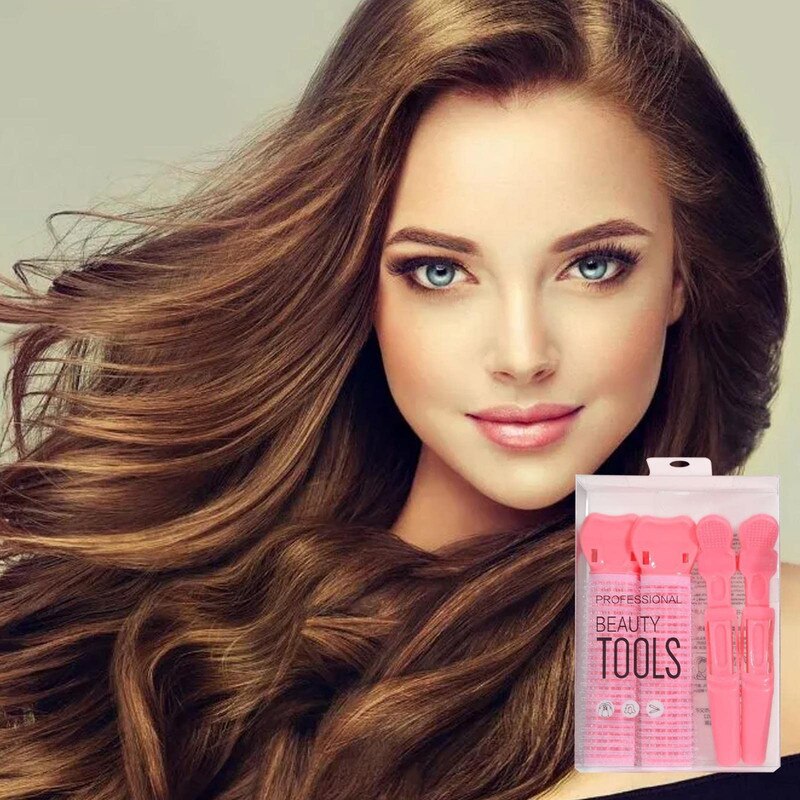 Set 4 bigudiuri cu arici, Aisdelu®, ondulare fara caldura, volum la ...