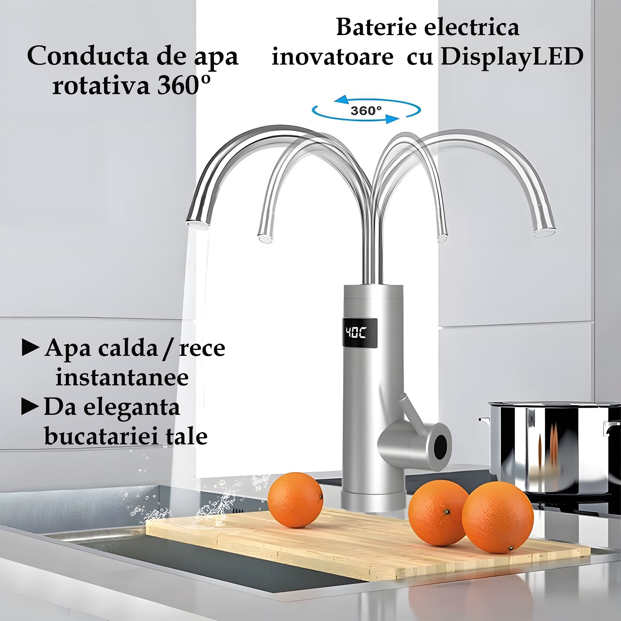 Robinet electric, Instant Apa calda, Incalzire instantanee, Apa calda ...