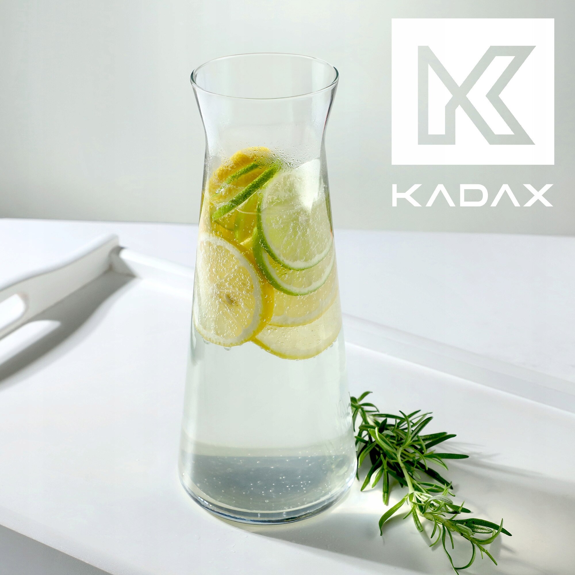 Carafa pentru apa, KADAX, Sticla, 1L, Transparent - eMAG.ro